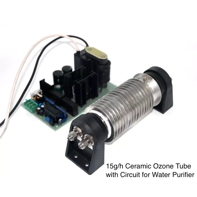 10-50g/h Water-Cooled Quartz Ozone Tube with Ozone Power Unit – SIHON OZONE